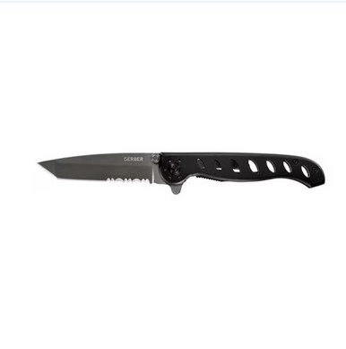Gerber Evo Mid Tanto Serrated Grey & Black
