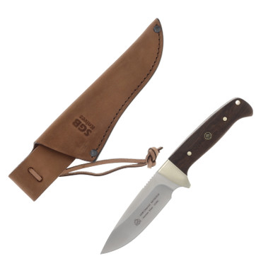 Puma SGB Clearcut Jacaranda Wood Fixed Blade 4.4in Drop Point Knife ...