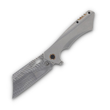 Something Obscene Nemley New Style 3.5in Fafnir Damasteel Cleaver SO018 ...