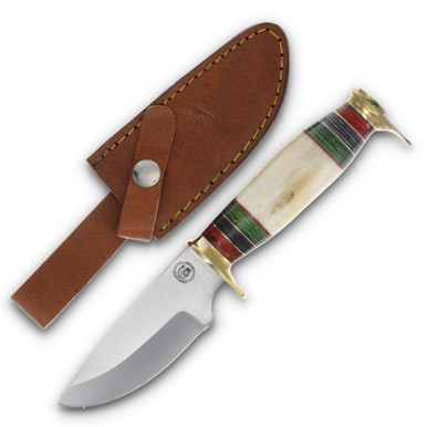 Frost Cutlery Chipaway Classics Fixed Blade Hunter WSB/Pakkawood with ...