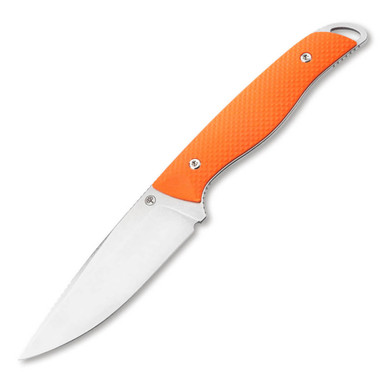 Boker USA Backcountry Orange 3.43 Inch Plain Brushed Drop Point