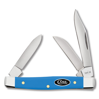 Case XX Small Stockman Folding Knife Light Blue Synthetic