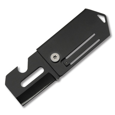 Szco 2.2 Inch Black Dog Tag Cutter 211608BK - Smoky Mountain Knife Works