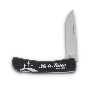 Bear & Son Small Locking Farmhand Black Handle Easter Scene SL137LE ...
