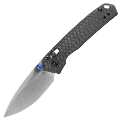 Vosteed Mini Psyop Crossbar Lock Knife Carbon Fiber 2.69in Satin Drop Point