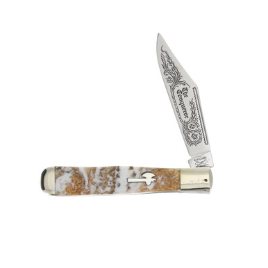 Battle Axe 1-Blade Folding Hunter- Marble Gold Micapearl 1-of-6 ...