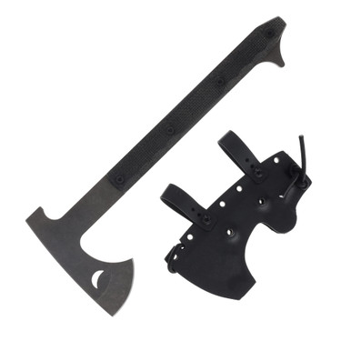 Half Face Blades Custom Hawk Axe Black Canvas Micarta Handle HFCUSTHAWK ...