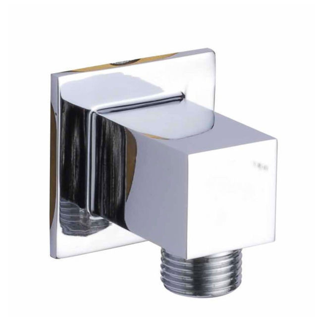 Royal Wall-Mounted Square Elbow Supply for Handheld in Chrome