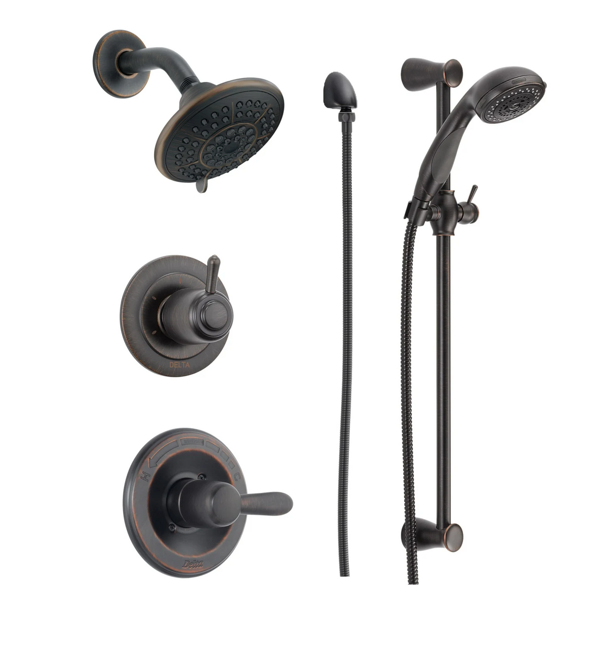 Delta Monitor 14 Series Single Function Pressure Balanced Shower System ...
