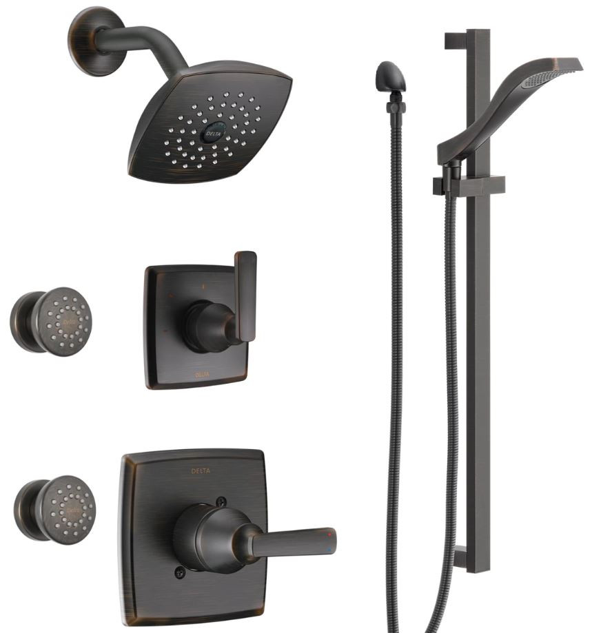 Delta Monitor 14 Series Single Function Pressure Balanced Shower System ...