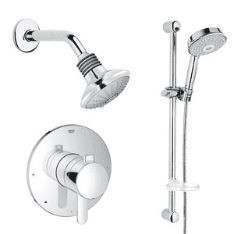 Grohe Cosmopolitan Pressure Balance Shower System – Chrome