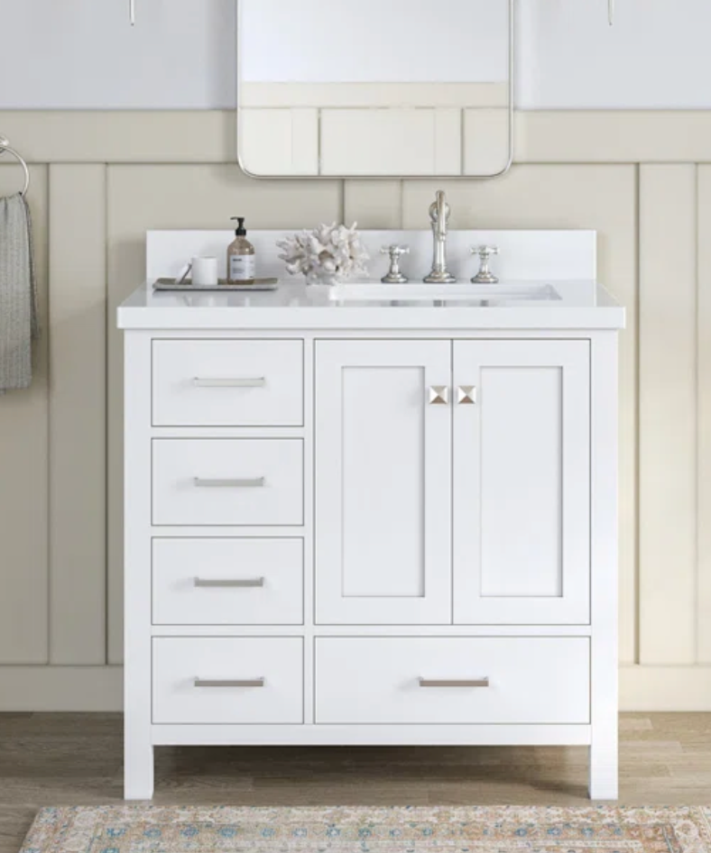 Right Offset Bathroom Vanity