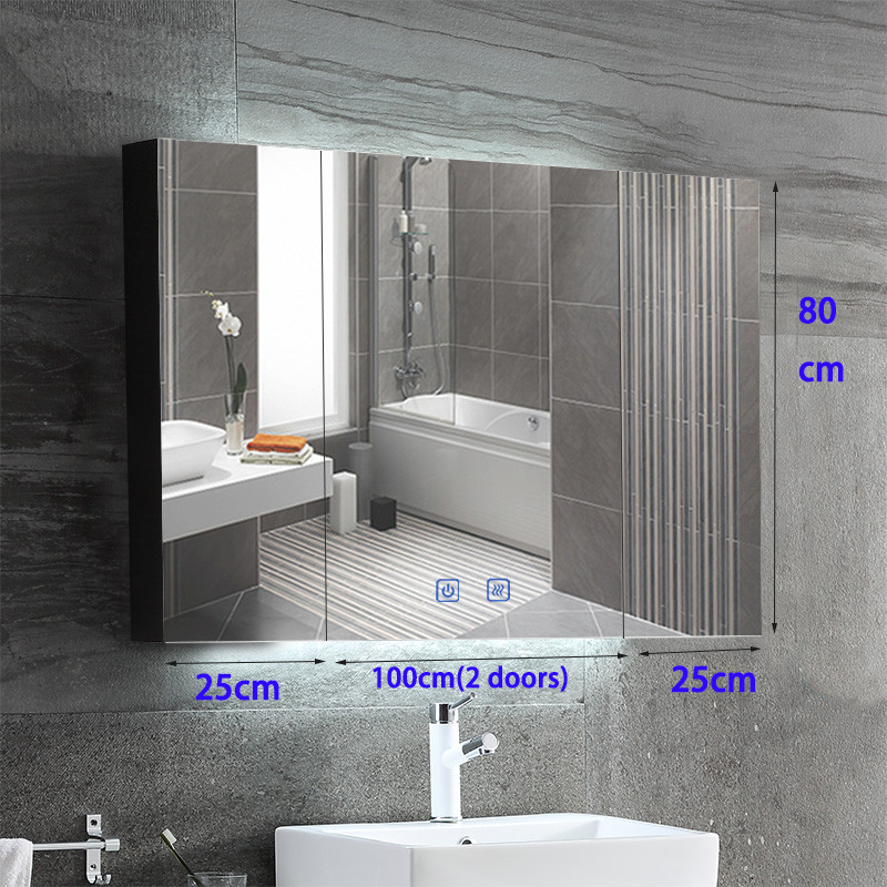 60" Royal Dash Backlit Medicine Cabinet with Defogger