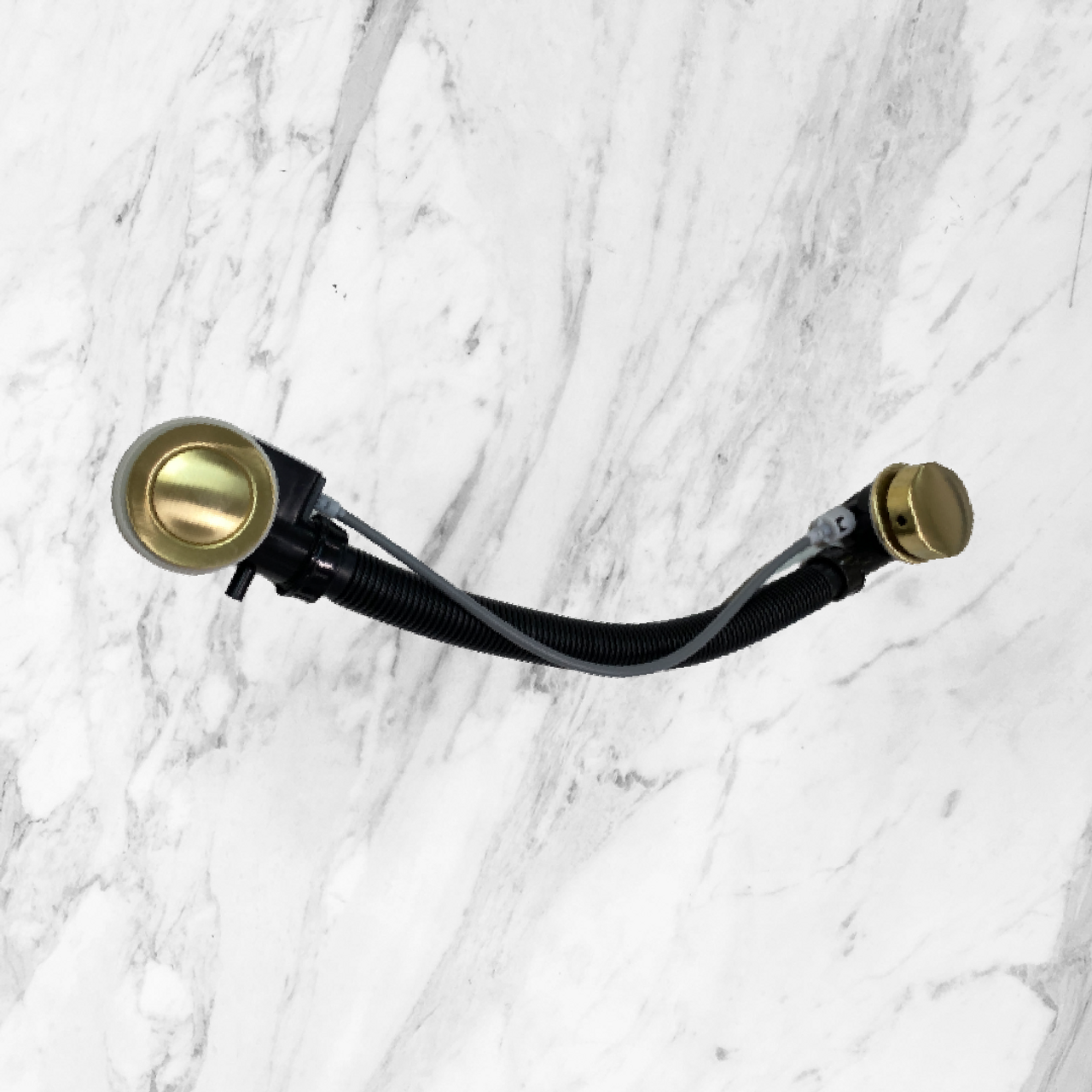 Royal Alcove Bathtub Drain and overflow - Brushed Gold