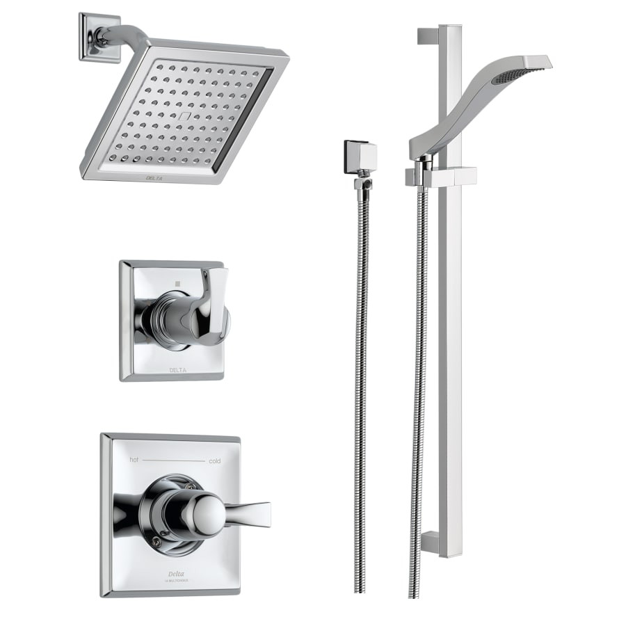 Delta Monitor 14 Series Shower System in Chrome Finish