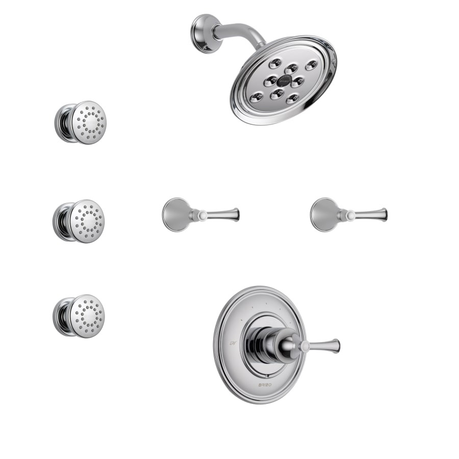 Brizo Invari Floor Mounted Tub Filler with Diverter