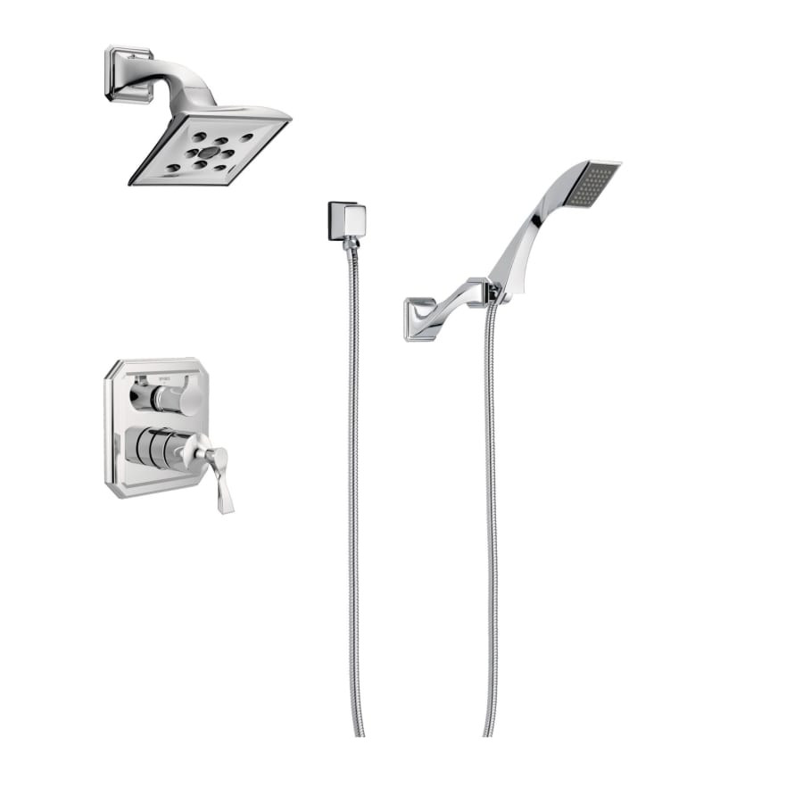 Brizo Invari Floor Mounted Tub Filler with Diverter
