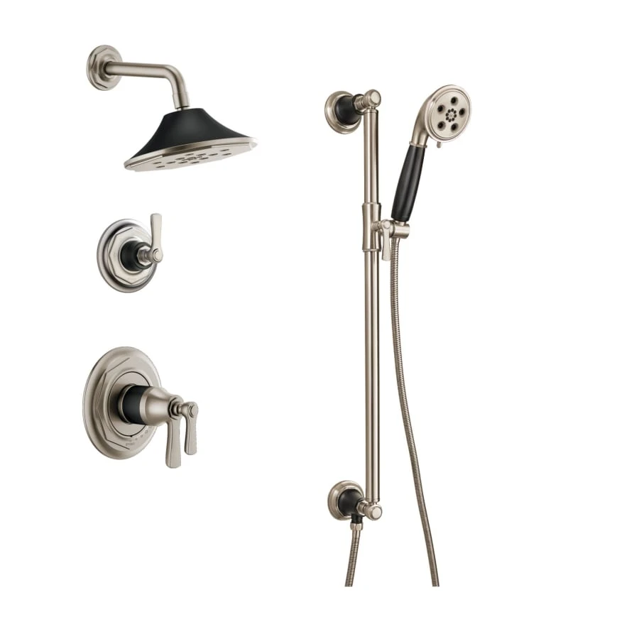 Brizo Invari Floor Mounted Tub Filler with Diverter
