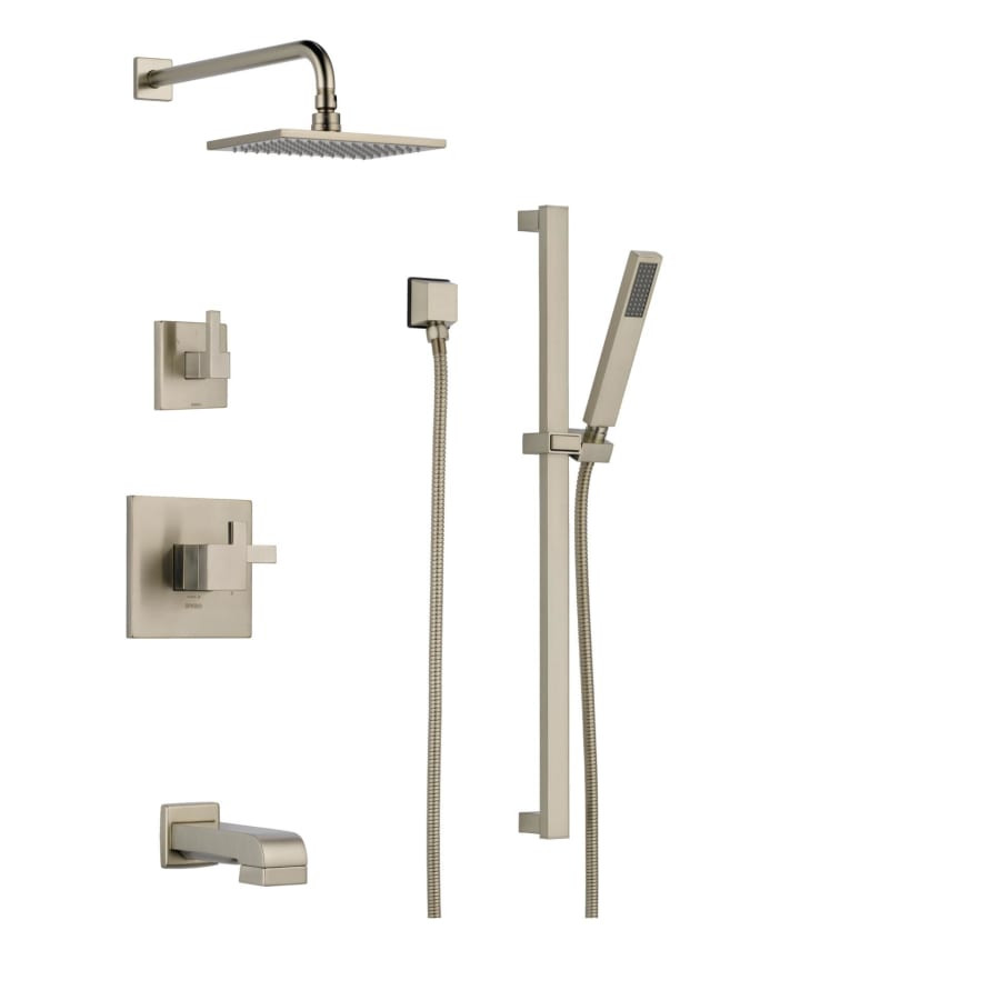 Brizo Invari Floor Mounted Tub Filler with Diverter