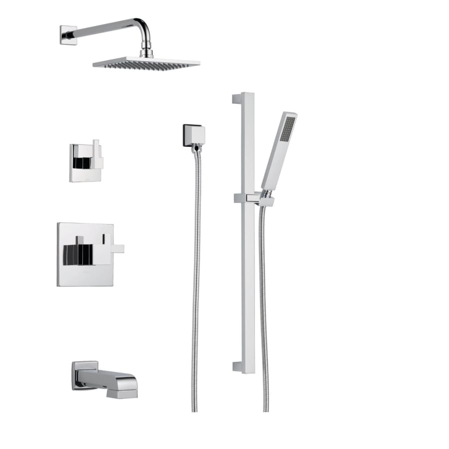 Brizo Invari Floor Mounted Tub Filler with Diverter