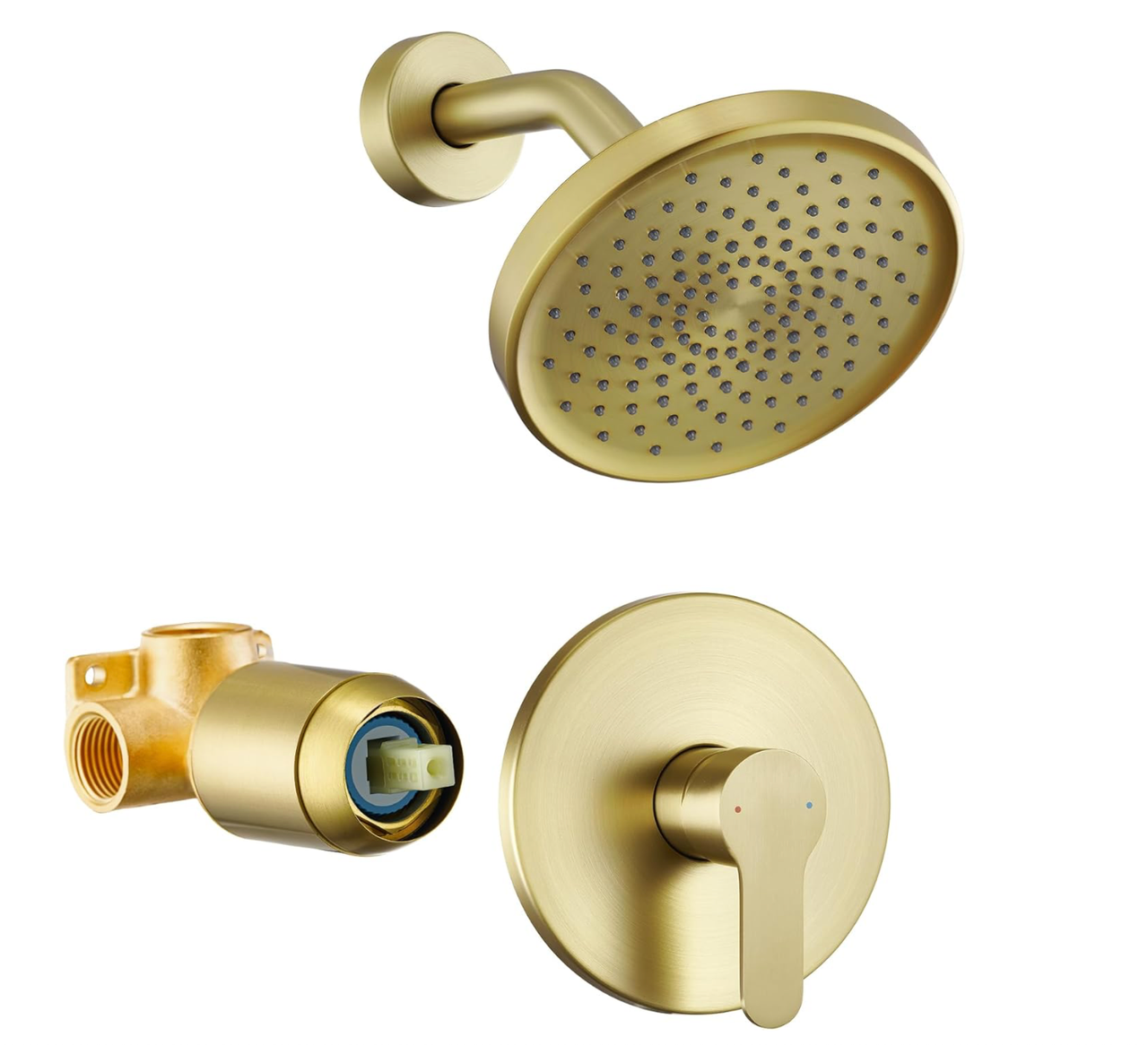 Royal Marisa One-Way Shower System –Brushed Gold | Royal Bath Place