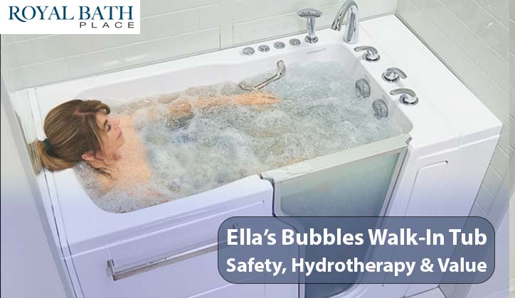 Ella’s Bubbles Walk-In Tub Review: Features and Benefits - Royal Bath Place