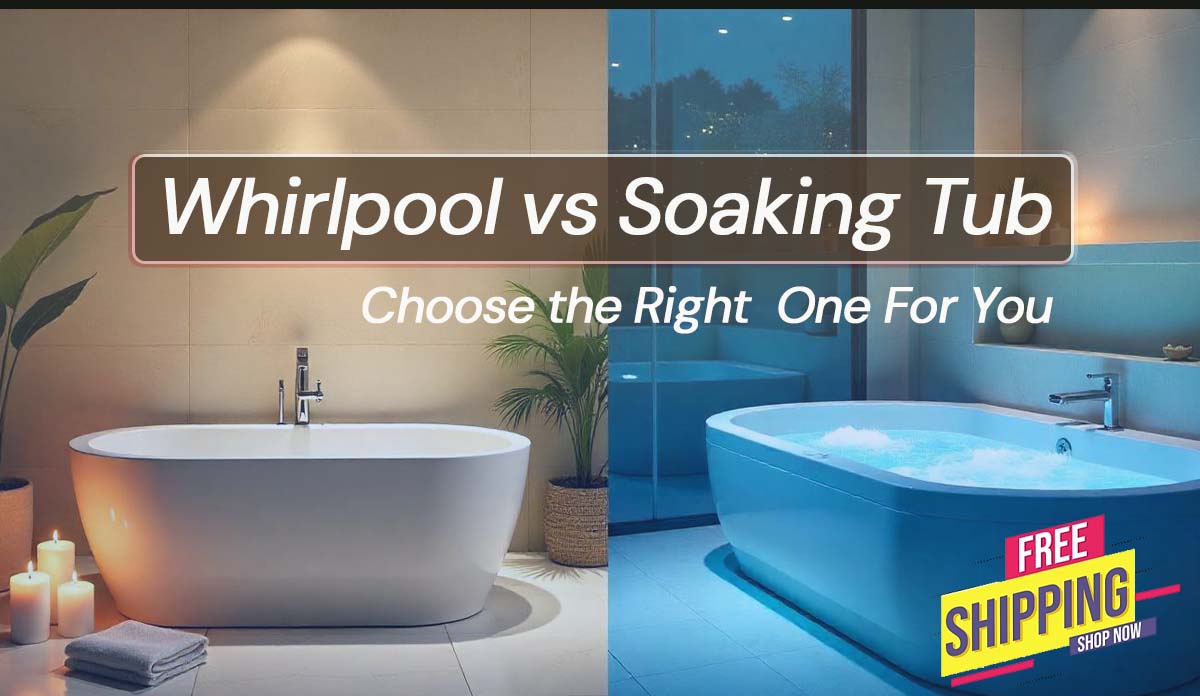 Whirlpool vs Soaking Tub - Which One Is Right for You? - Royal Bath Place