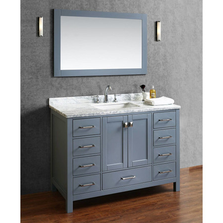 48 gray bathroom vanity store
