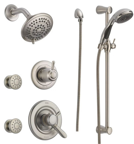 Delta Monitor 17 Series Dual Function Pressure Balanced Shower System ...