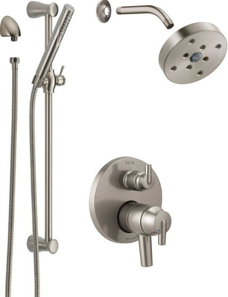 Delta Trinsic Pressure Balanced Shower System with Shower Head, Shower ...