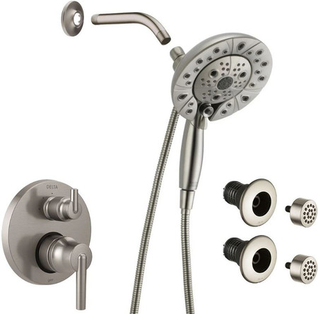 Delta Trinsic Pressure Balanced Shower System with Shower Head, Shower ...