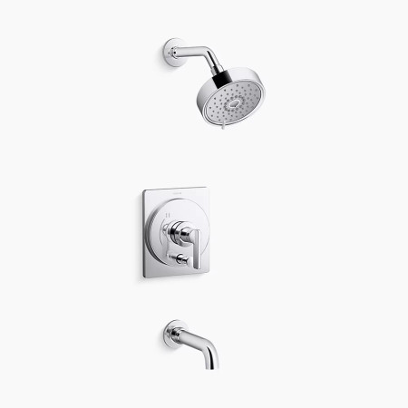 Kohler Castia Rite-Temp Bath & Shower Trim - Polished Chrome