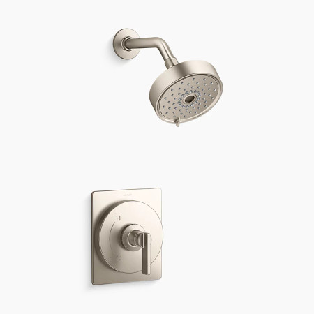 Kohler Castia Rite-Temp Shower Trim Kit in Brushed Nickel