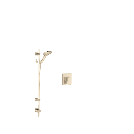 Rohl Caswell Satin Nickel Shower System with Hand Shower