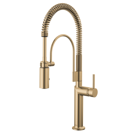 Brizo Odin Luxe Gold Semi-Professional Kitchen Faucet