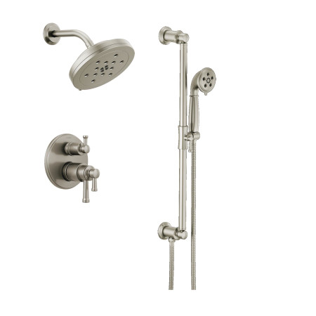Brizo Atavis Thermostatic Shower System Luxe Nickel