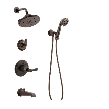 Brizo Rook Tub & Shower System – Venetian Bronze