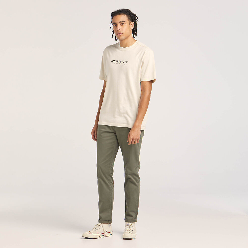Stretch Chino - Dark Olive - Rob's Jeanery