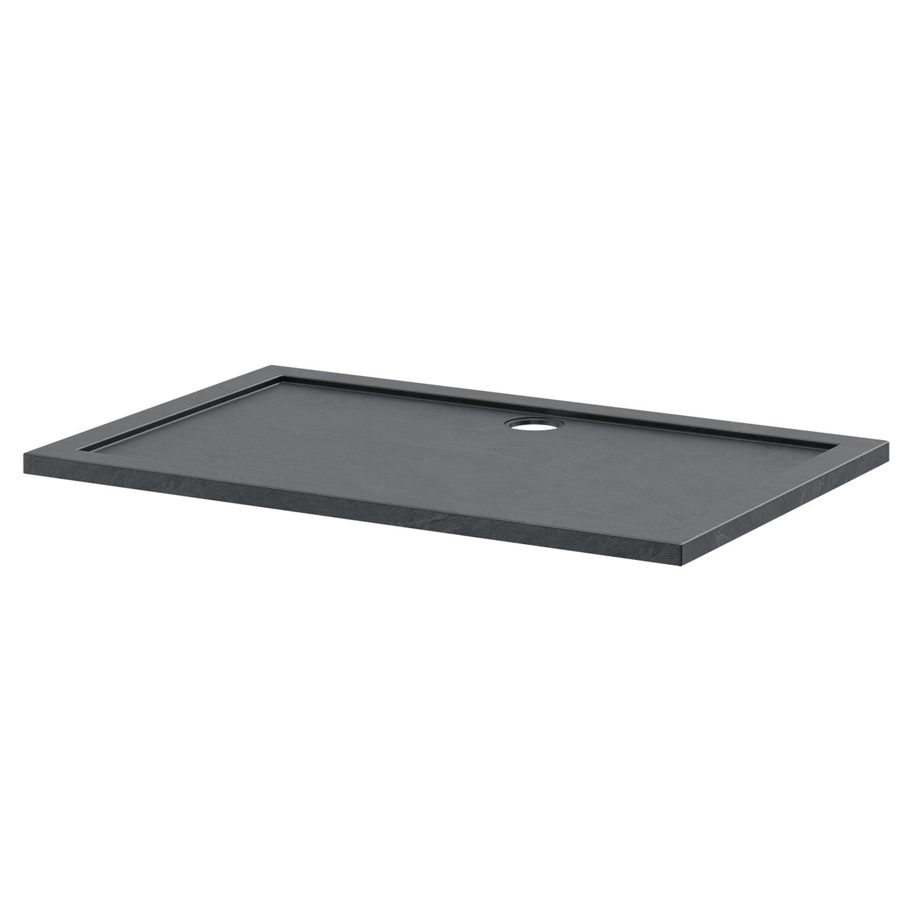 Pearlstone Slate 1400mm x 900mm x 40mm Rectangular Walk In Shower Tray ...