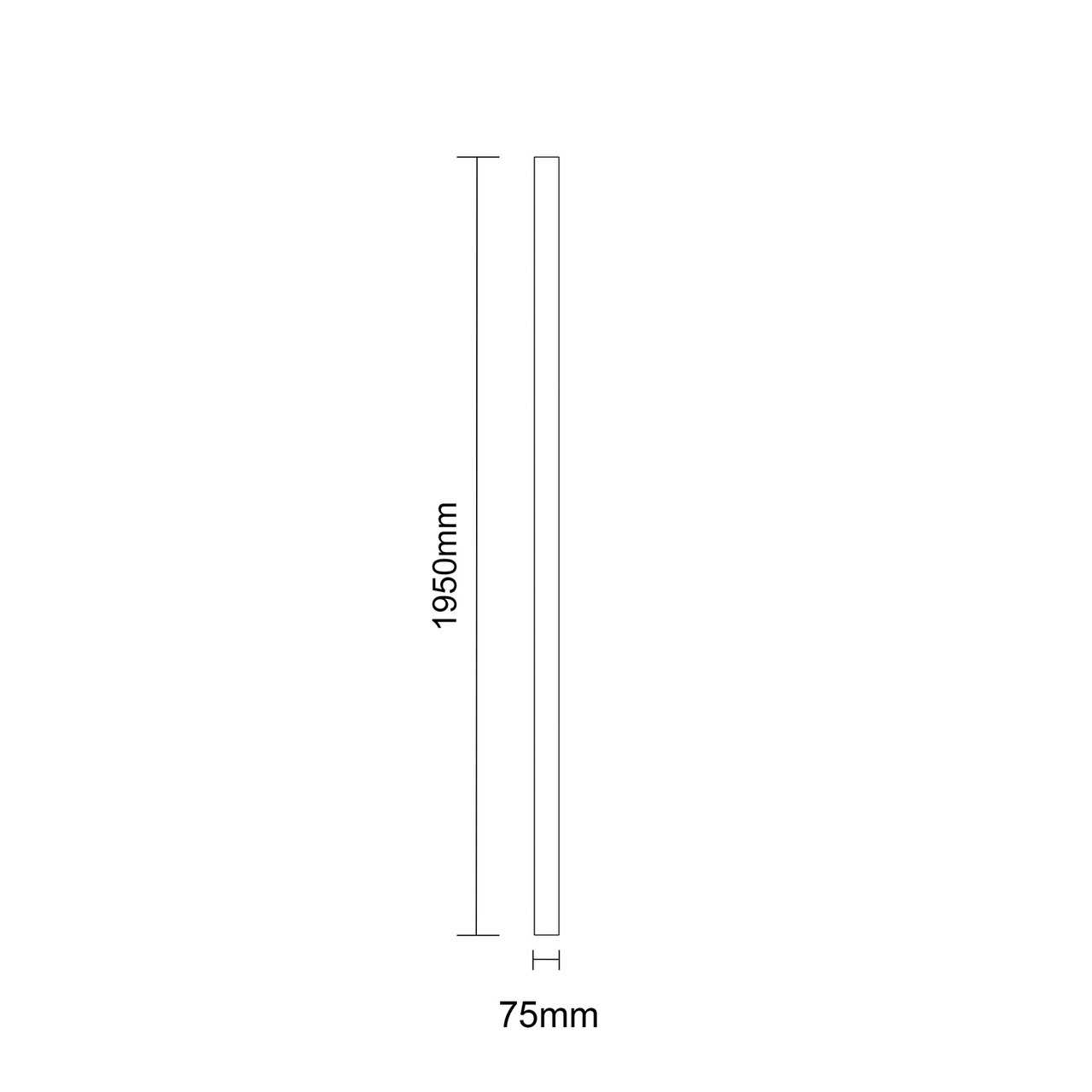 Series 8 Plus Chrome 700mm Shower Enclosure Side Panel - Wholesale Domestic