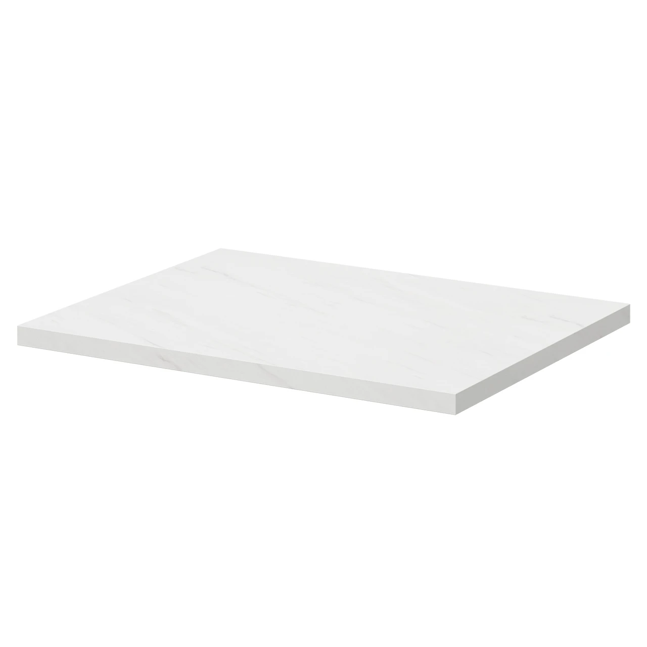 White Levanto Marble 600mm x 460mm x 20mm Laminate Worktop