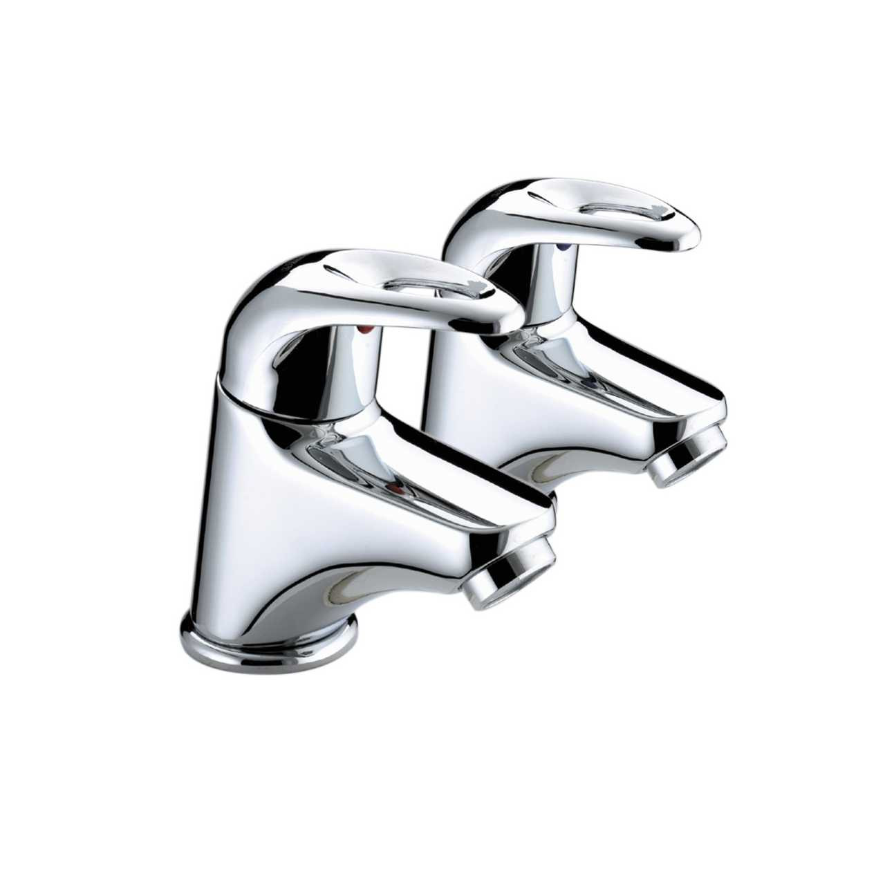 Bristan X Head Chrome Basin Taps - VAX-1/2-C - Wholesale Domestic