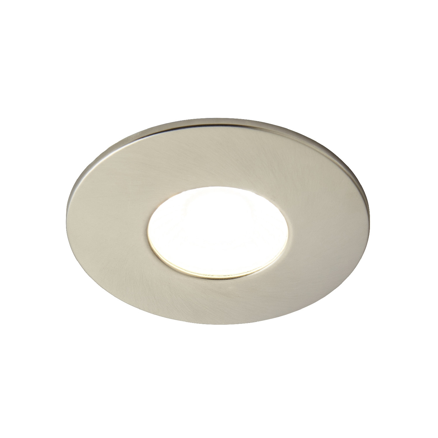 Forum Spa Como Satin Brass 68mm Fire-rated IP65 8w LED Fixed Bathroom ...
