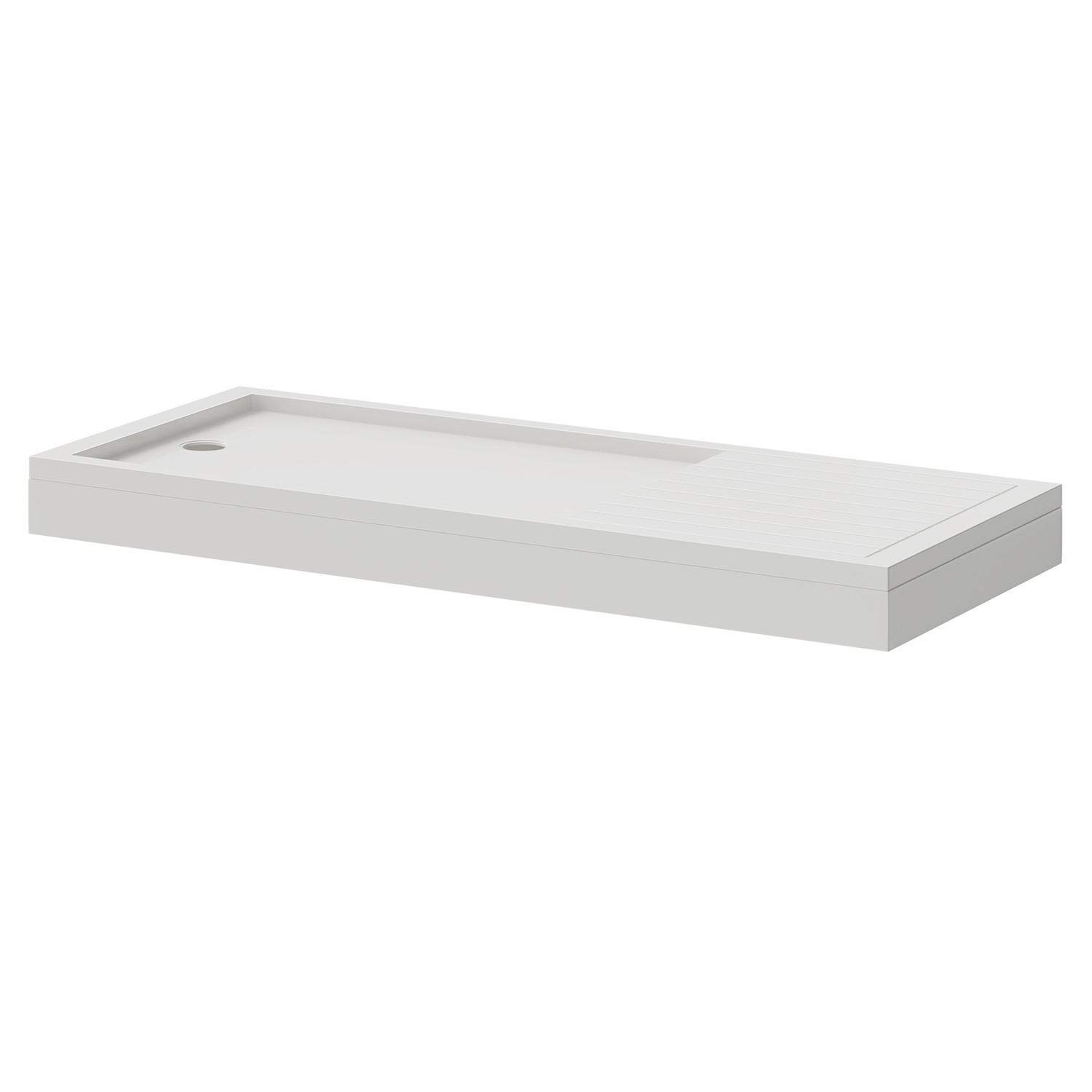 Pearlstone 1700mm x 700mm x 40mm Rectangular Walk In Shower Tray ...