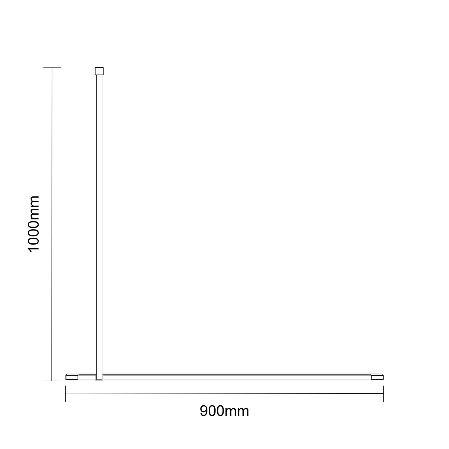 Colore 10mm Clear Glass Brushed Brass 2000mm x 900mm Fully Framed Walk ...