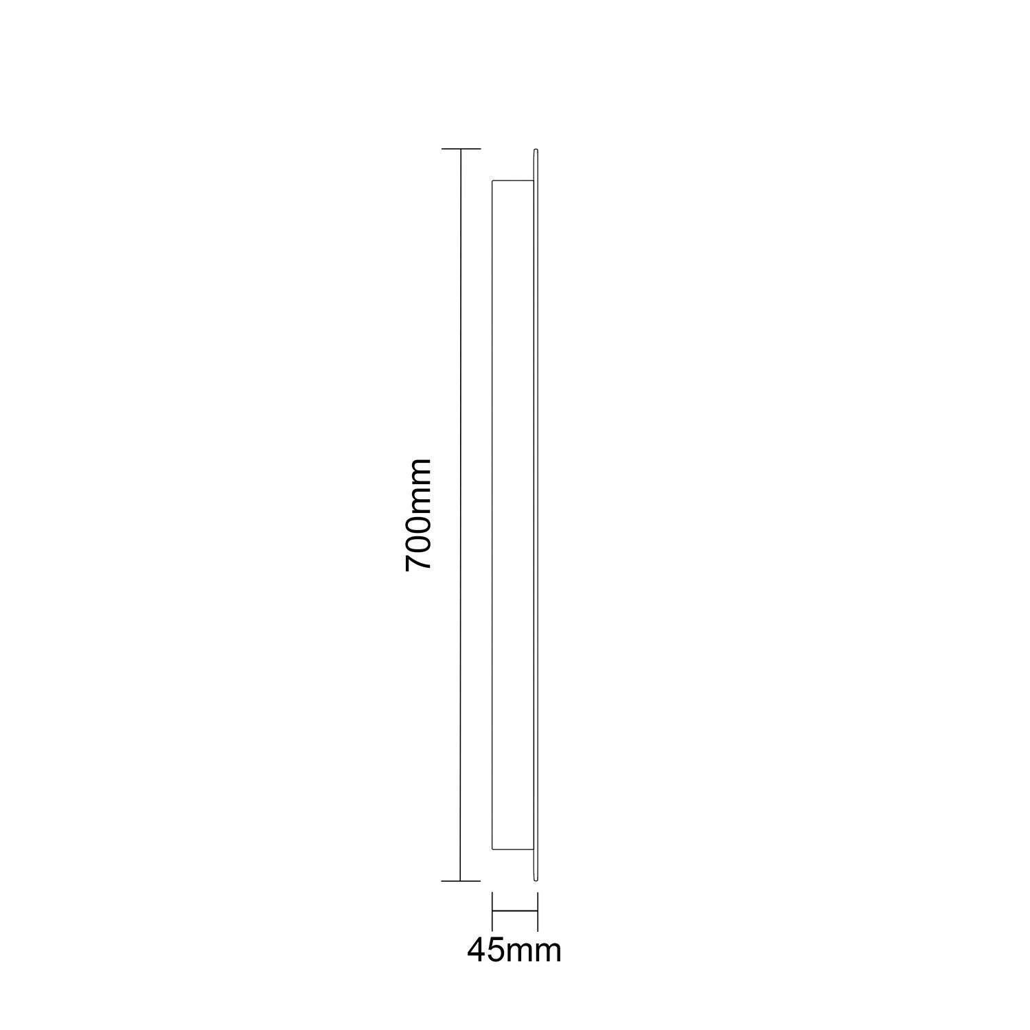 Boston 1200mm x 700mm Illuminated Dimmable LED Mirror with Demister and ...