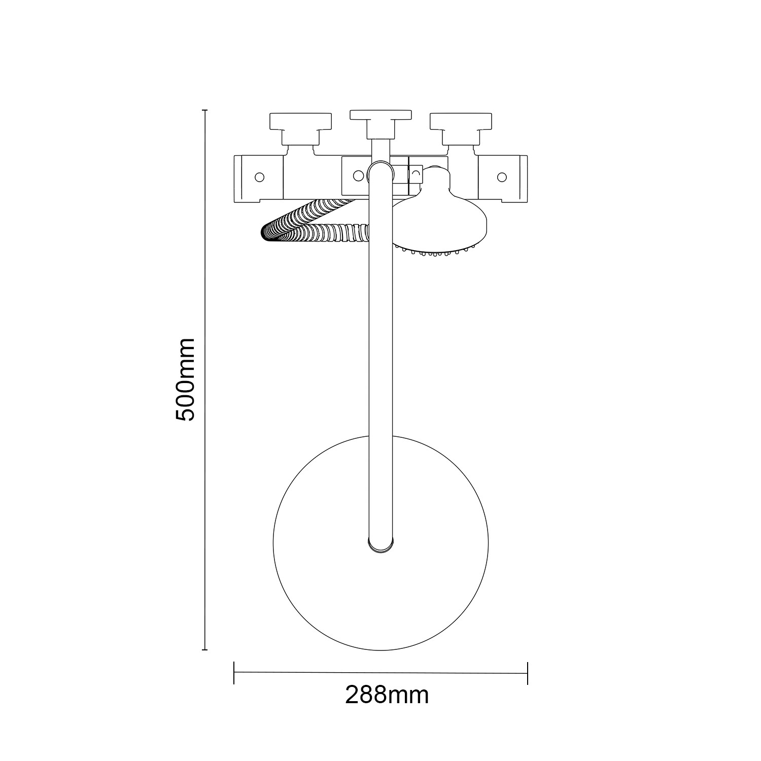 Delta Thermostatic Rigid Riser and Handset Shower System - Wholesale ...