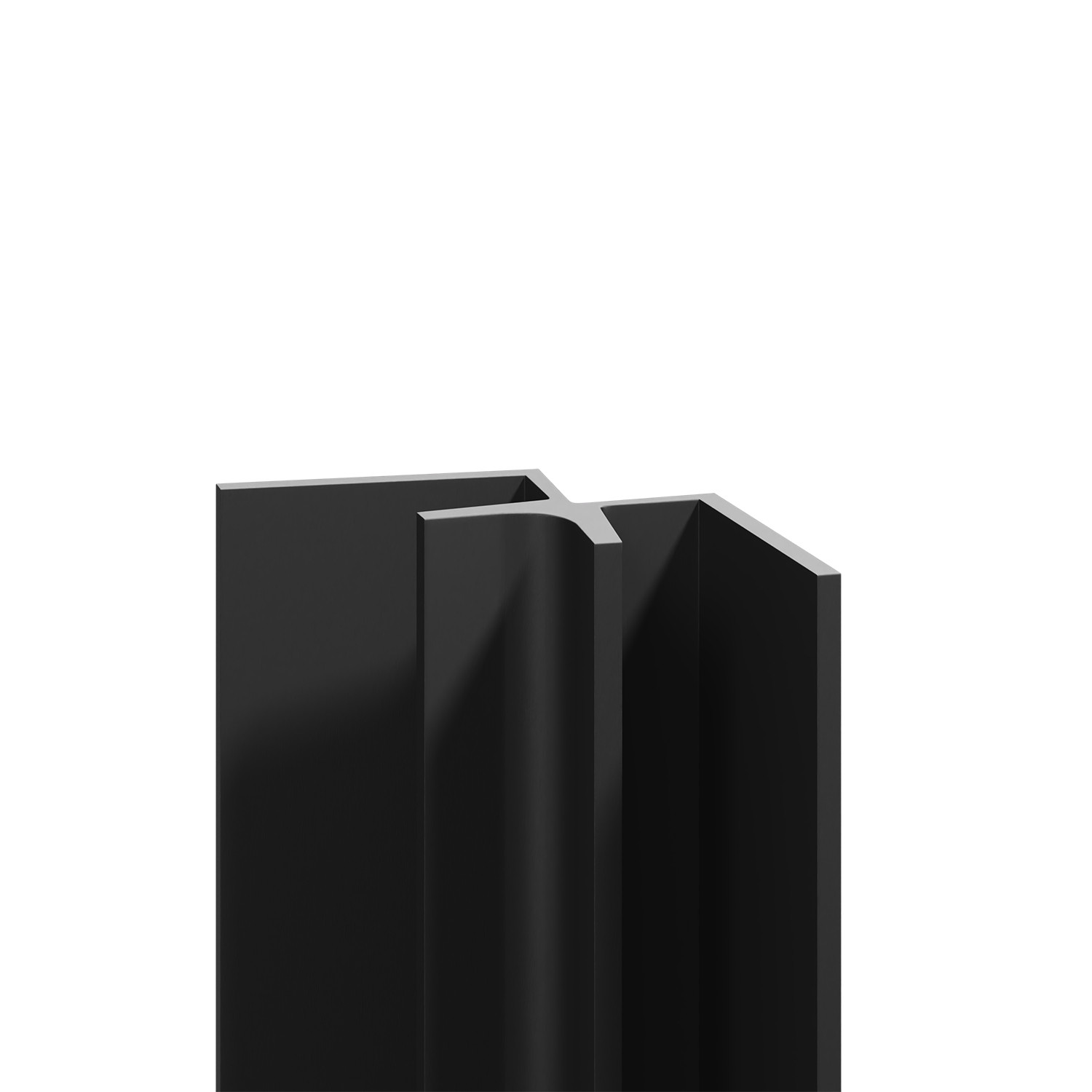 WholePanel 10mm Matt Black Anodised Aluminium Wall Panel Internal ...
