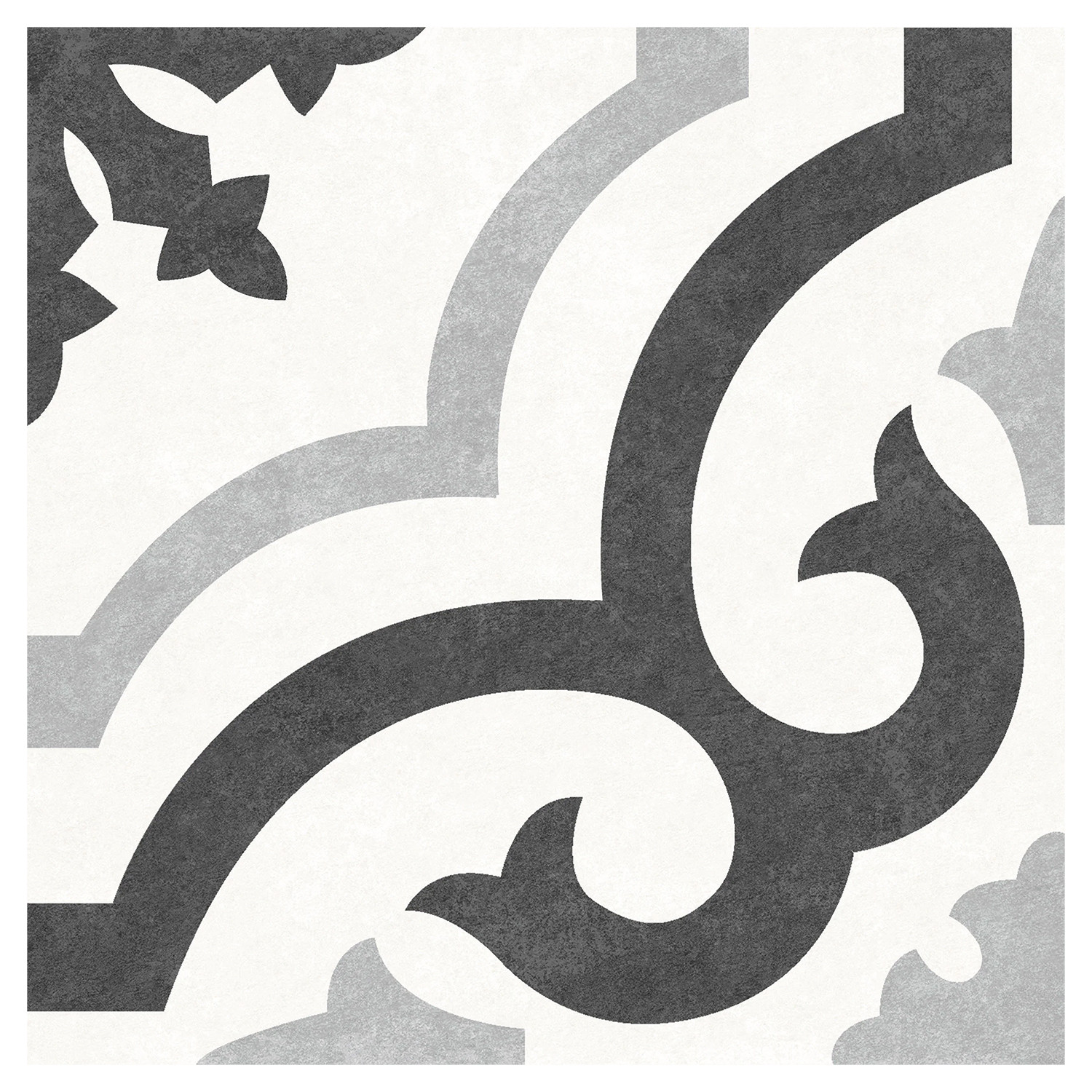 RAK Symphony Gaudi Blue Matt 20cm x 20cm Porcelain Wall and Floor Tile ...