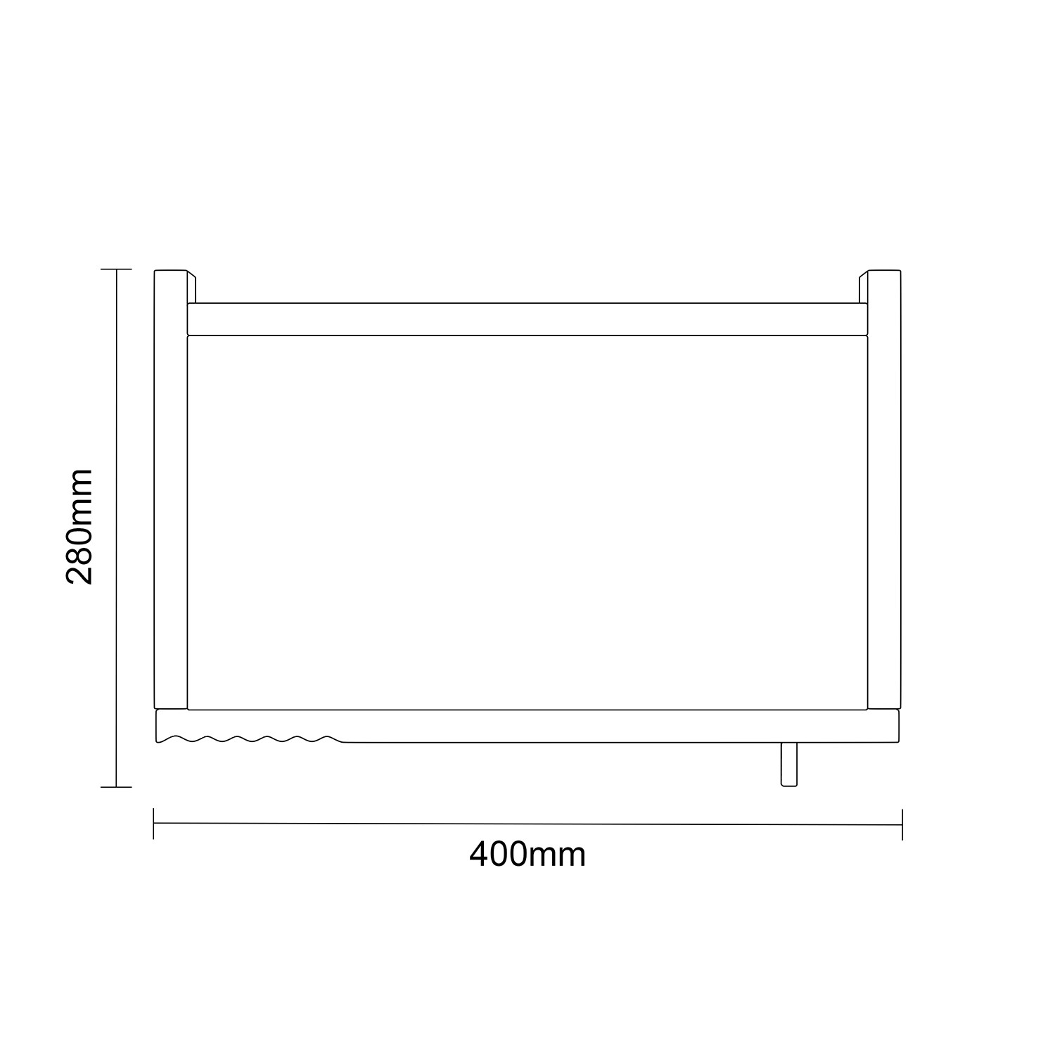 Avant Satin White 400mm x 1200mm Wall Mounted Tall Storage Unit with ...